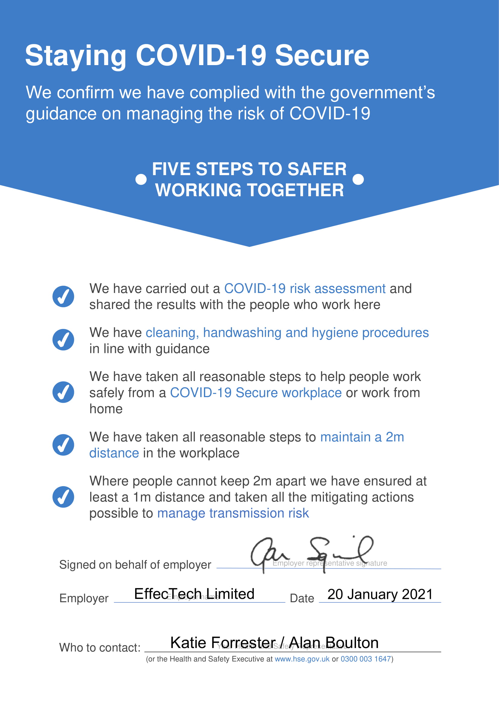 COVID-19: the EffecTech response | EffecTech UK